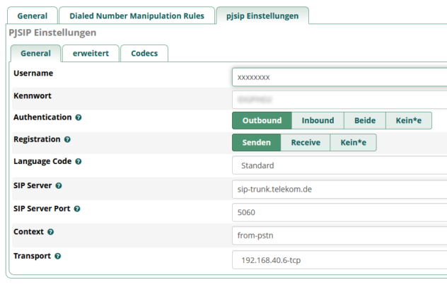 Asterisk/FreePBX Telekom All-IP / SIP-Trunk mit PJSIP und NAT richtig ...